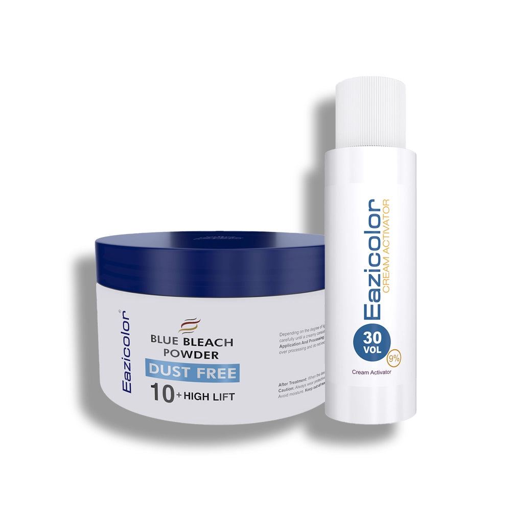 Hair Bleach Kit with 30 Vol Developer – Eazicolor Professional